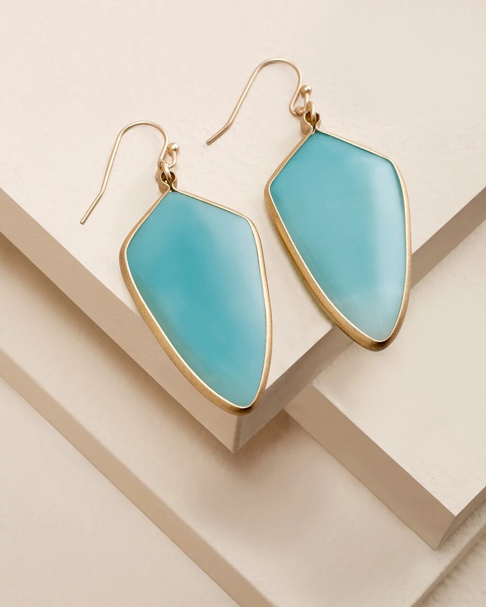 Iced Mint Amazonite Teardrop Earrings | Chico's